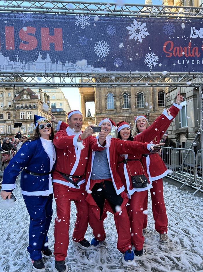 Liverpool's annual Santa Dash raises over £35,000 for Claire House ...