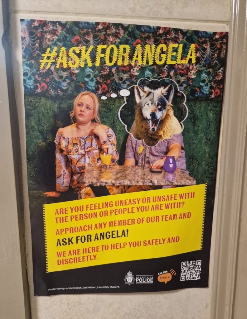 A cry out for training on 'Ask For Angela' in Merseyside - MerseyNewsLive
