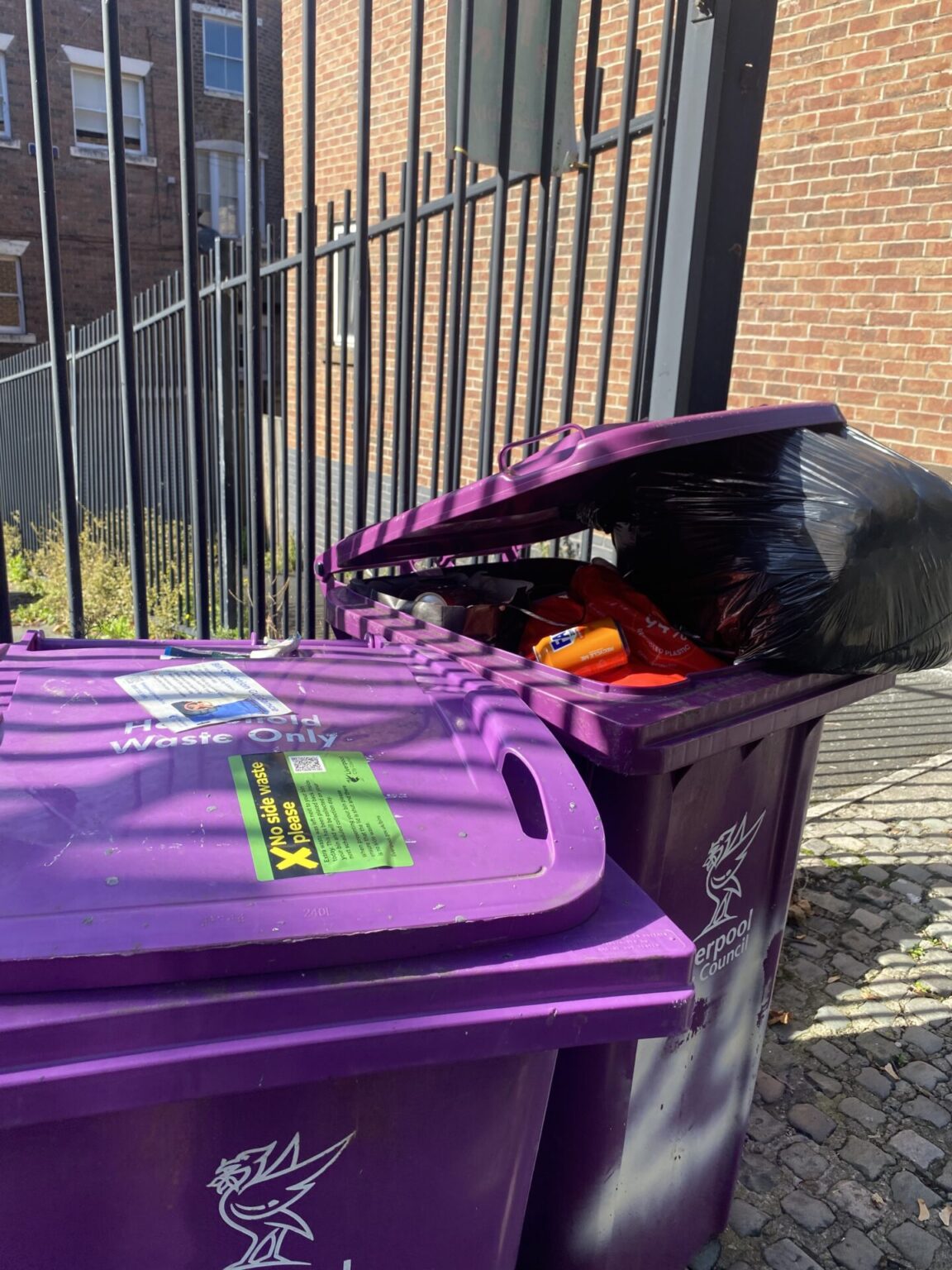 Liverpool introduces ‘talking bins’ as third Liver Bird joins the city
