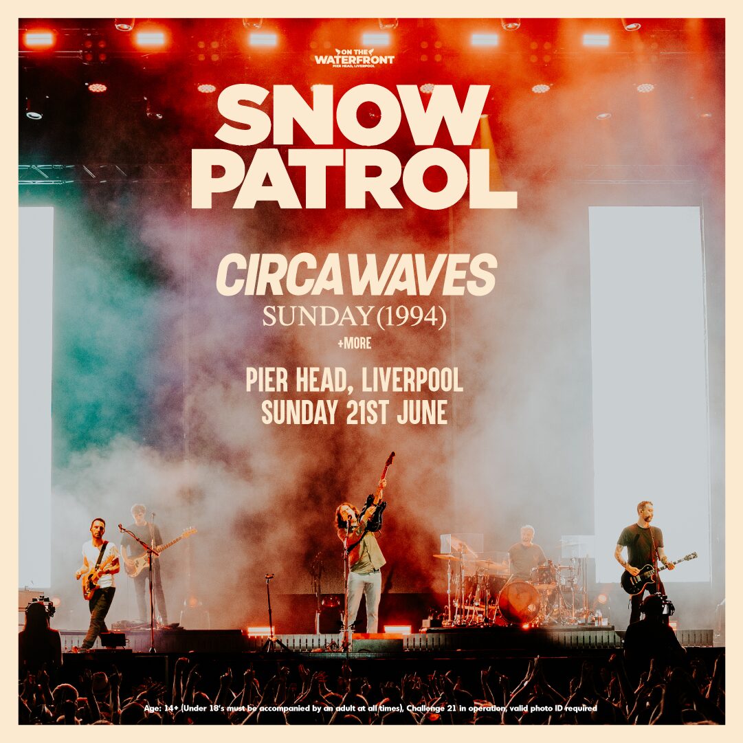 Snow Patrol to headline 'On The Waterfront' 2026 - MerseyNewsLive