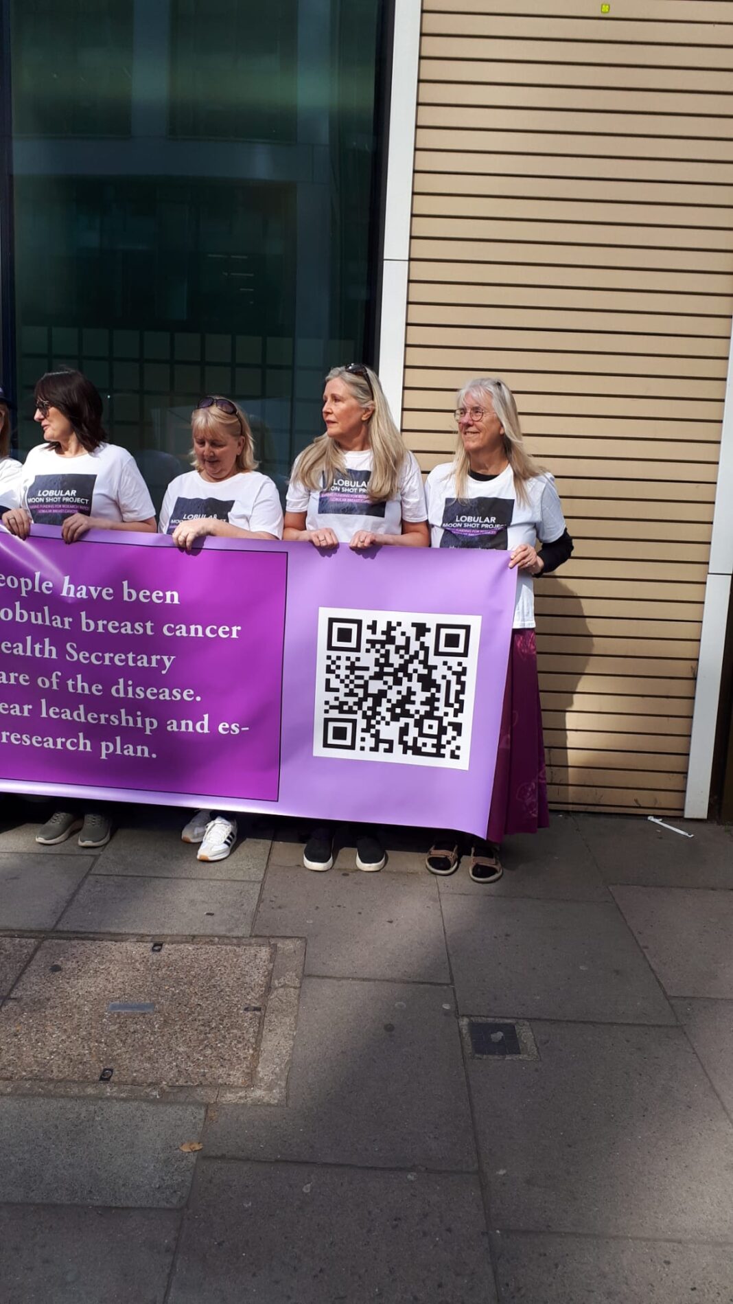 Liverpool bookseller joins silent vigil against Lobular Breast Cancer ...